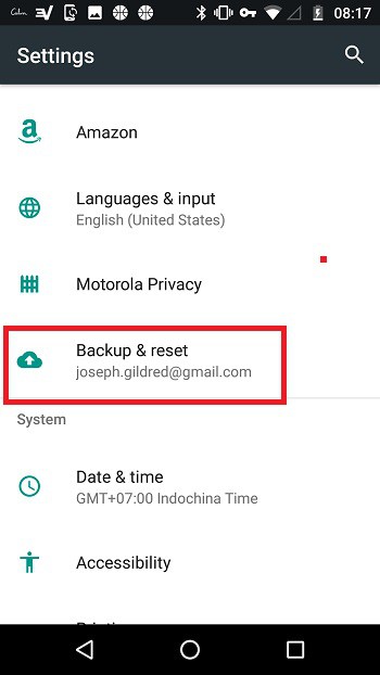 How to Backup Android
