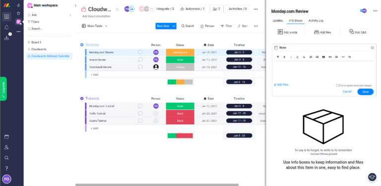 monday.com Review 2021: The Best Project Management Tool