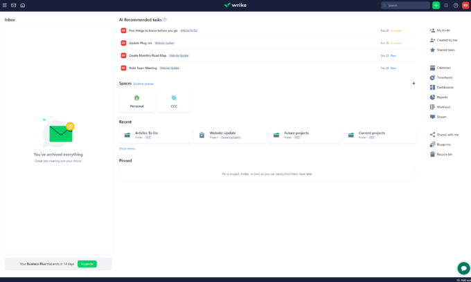 Wrike Review 2023 [Features, Pricing, Security & More]