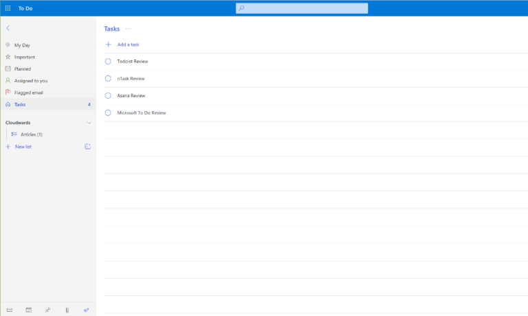 Microsoft To Do Review 2023 [Free List Software Features]