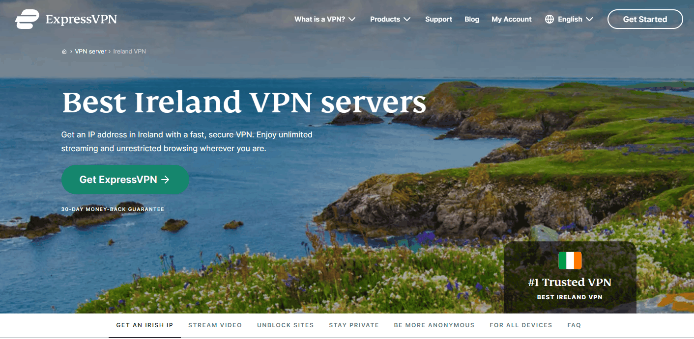 The Best VPN for Ireland in 2023 [5 VPNs With Irish Servers]
