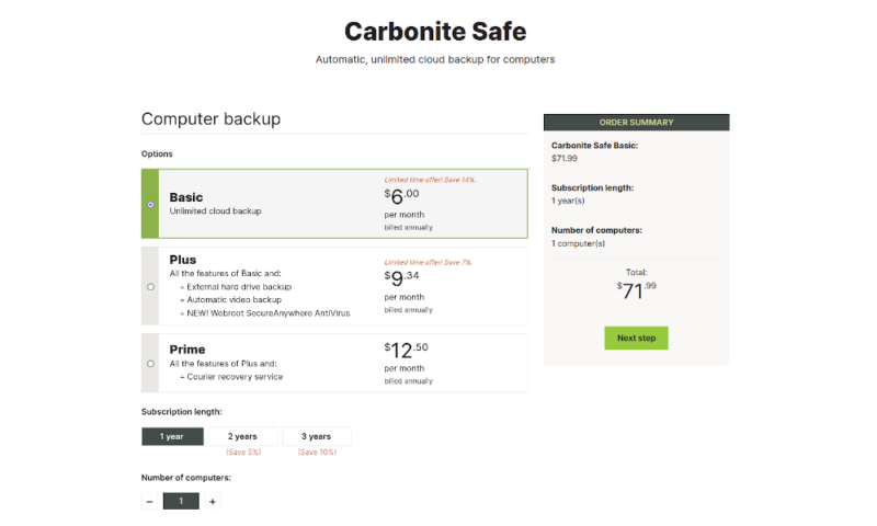 Carbonite Review 2022 [Unlimited Backup Features & Pricing]