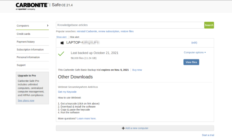 Carbonite Review 2023 [Unlimited Backup Features & Pricing]