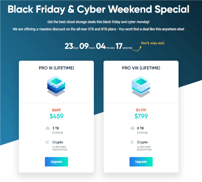 The Best Black Friday & Cyber Monday Deals for Cloud Storage