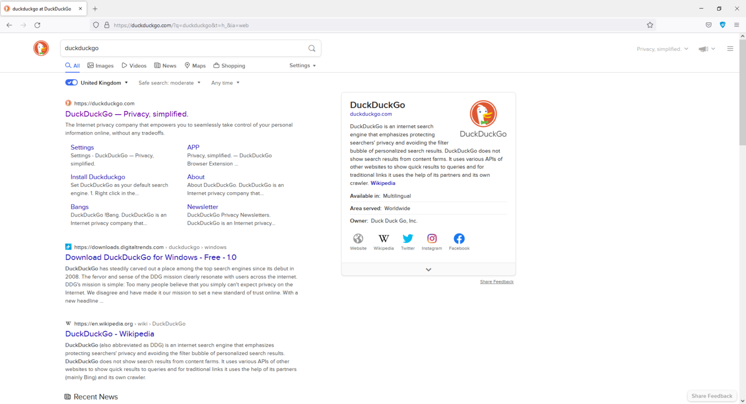 Search Engines Other Than Google 2022 [DuckDuckGo & More]