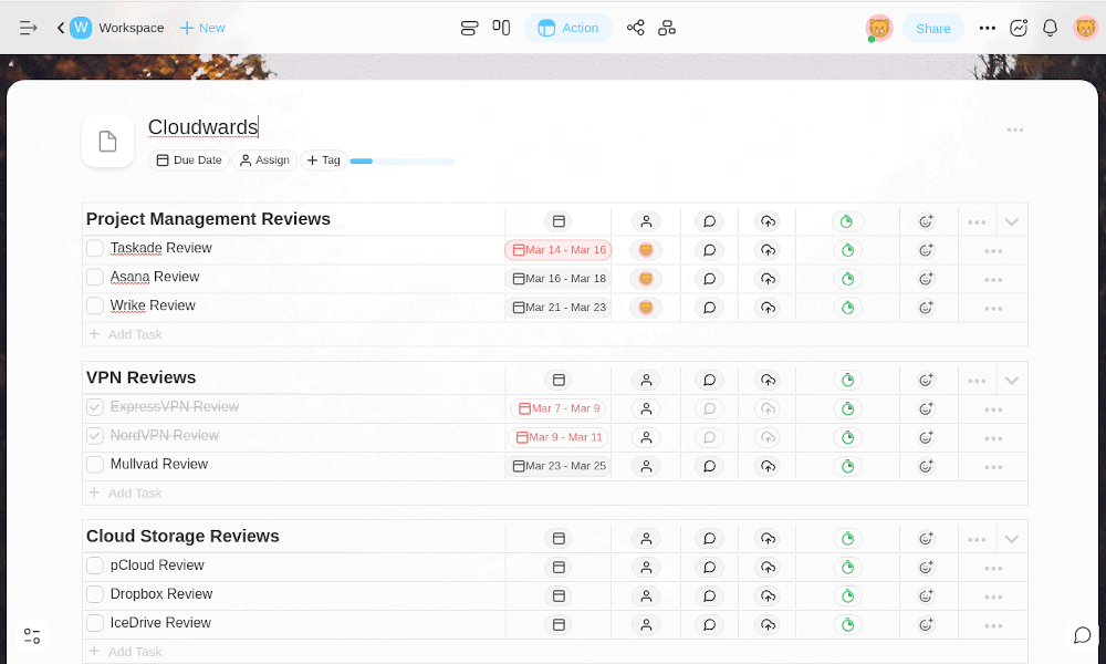 Taskade Review 2024 [Features, Pros and Cons & More]