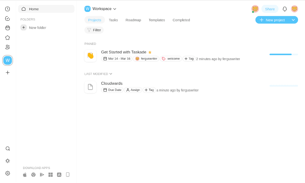 Taskade Review 2024 [Features, Pros and Cons & More]