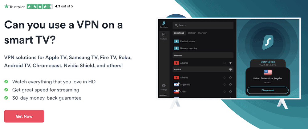 Best VPN for Smart TVs in 2023 [Mask Your Internet Connection]