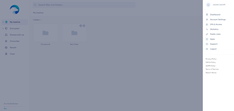 Icedrive Review 2023 [Pricing, Features & Lifetime Cloud Storage]