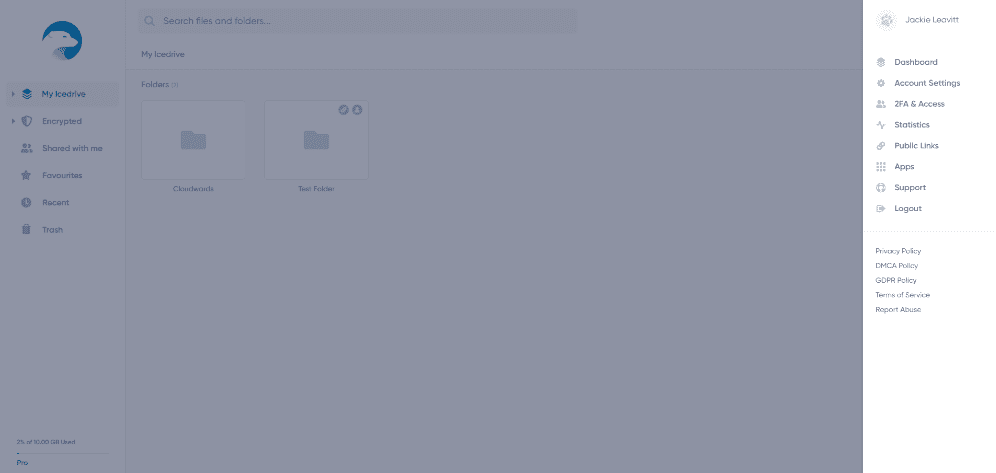 Icedrive Review 2023 [Pricing, Features & Lifetime Cloud Storage]