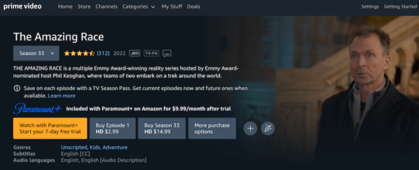 Where to Watch The Amazing Race in 2023: All 34 Seasons