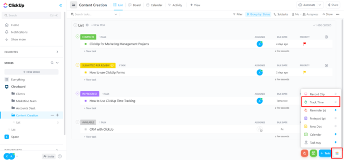 How to Use ClickUp Time Tracking in 2023 [A Beginner’s Guide]