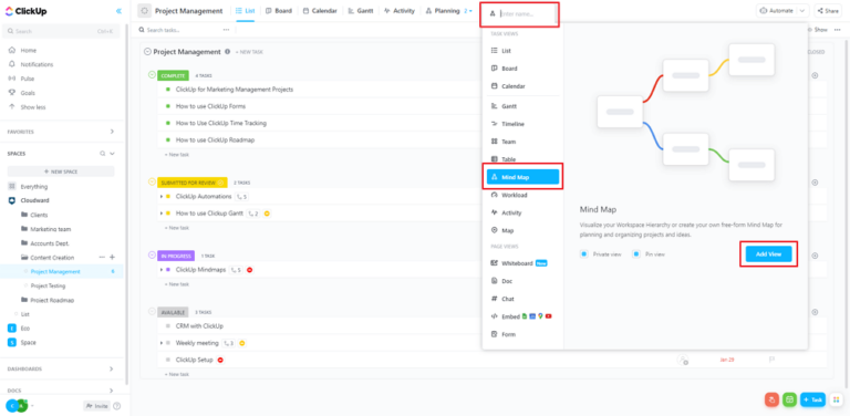 How to Use ClickUp Mind Maps in 2023 [Basic ClickUp Tutorials]