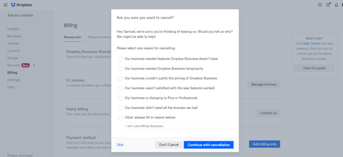 How to Cancel Dropbox in 2023 [Cancel Dropbox Subscription]