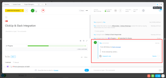 How to Create a ClickUp-Slack Integration [Save Time & Effort]