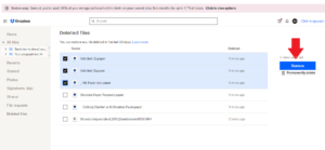 Recover Deleted Dropbox Files in 2023 [Versioning & Rewind]