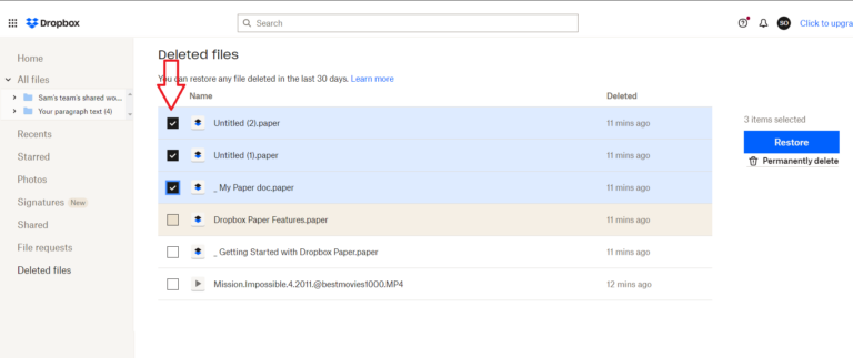 Recover Deleted Dropbox Files in 2023 [Versioning & Rewind]