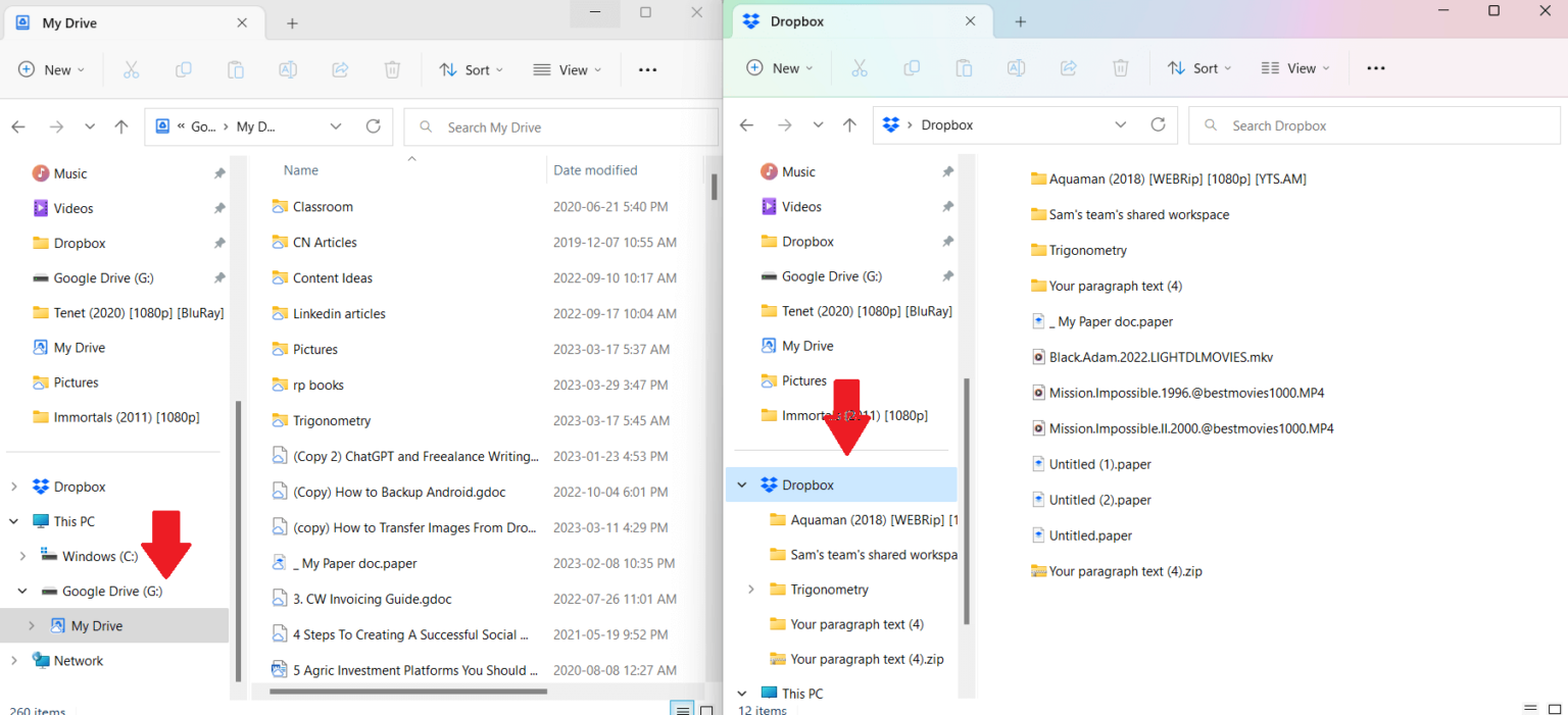 Transfer From Google Drive to Dropbox [2023 Guide]