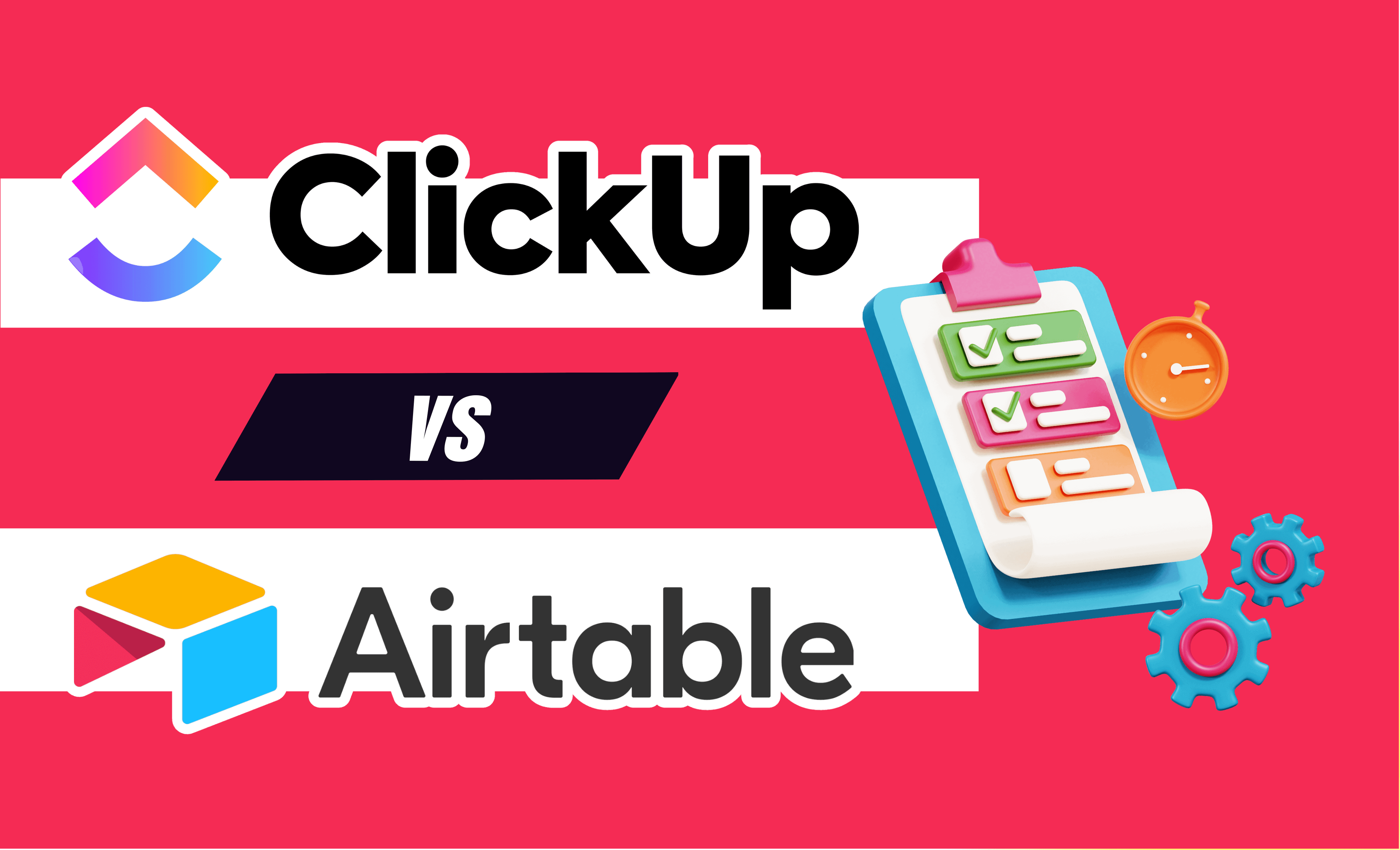 ClickUp vs Airtable 2025 [Features, Integration, Cost & More]