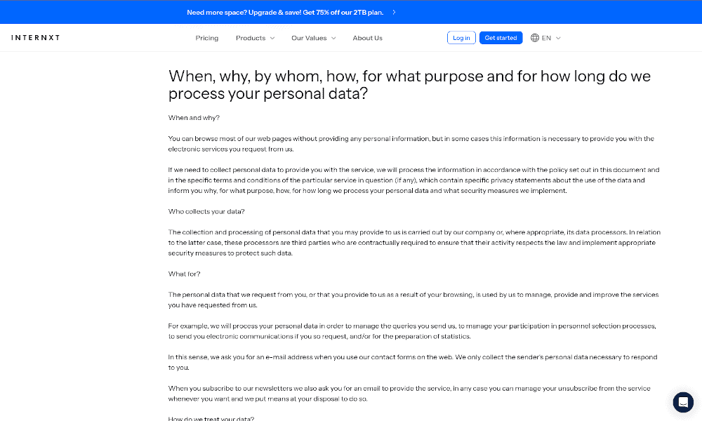 Internxt Review 2024 [Features, Pricing, Security & Details]