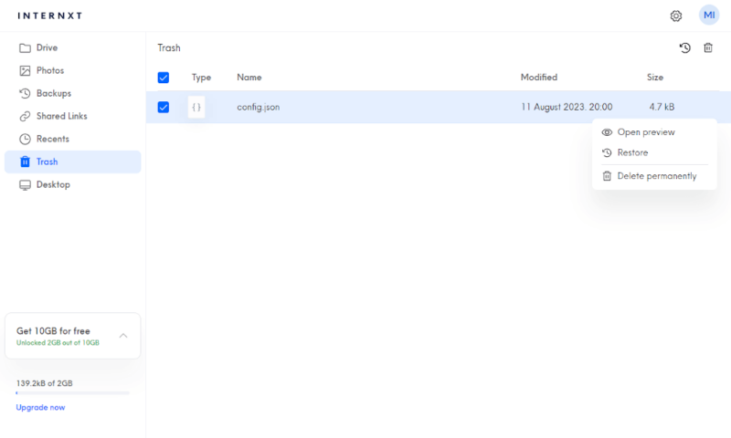 Internxt Review 2024 [Features, Pricing, Security & Details]