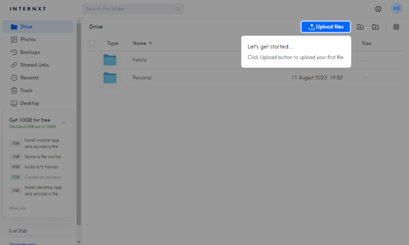 Internxt Review 2024 [Features, Pricing, Security & Details]