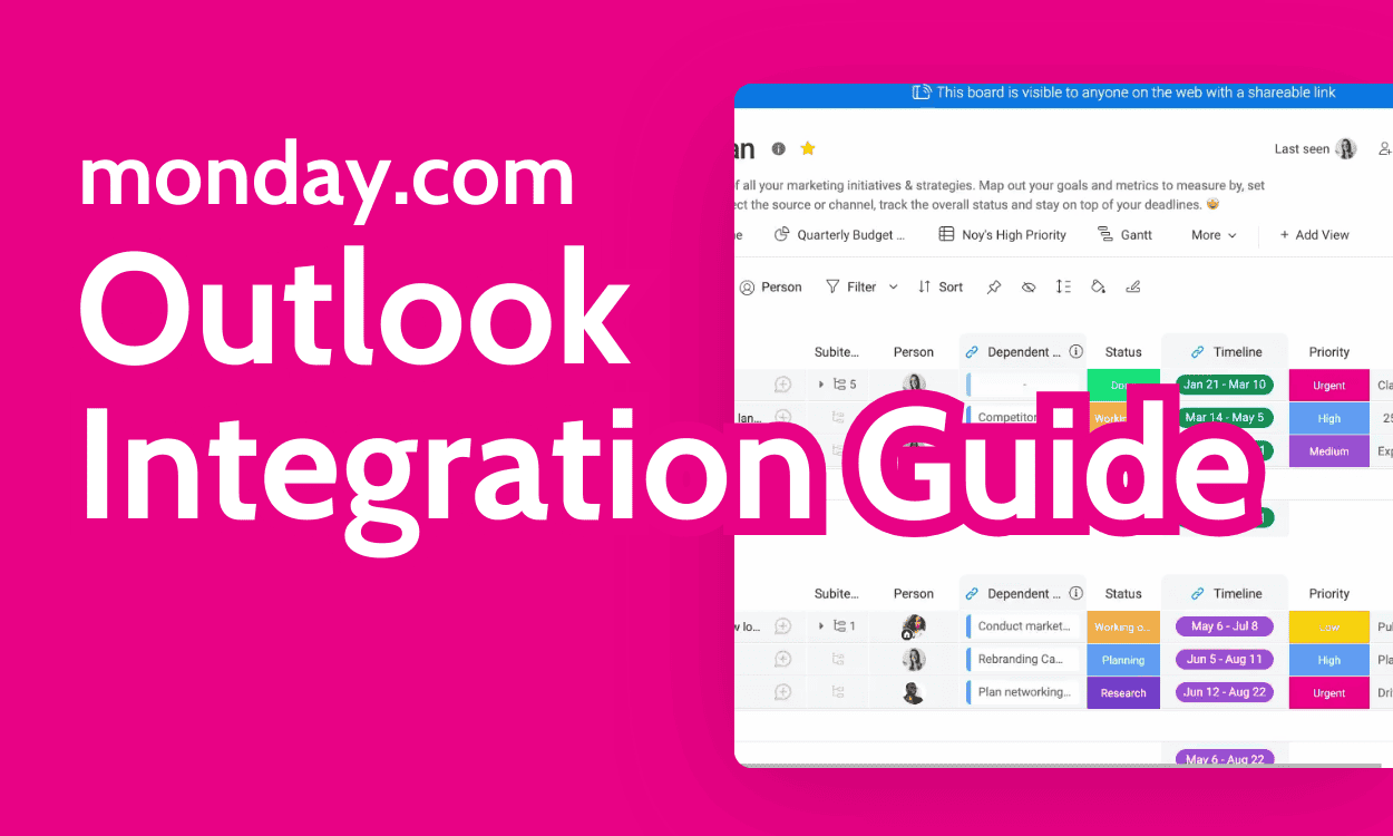monday.com Outlook Integration Guide for 2025